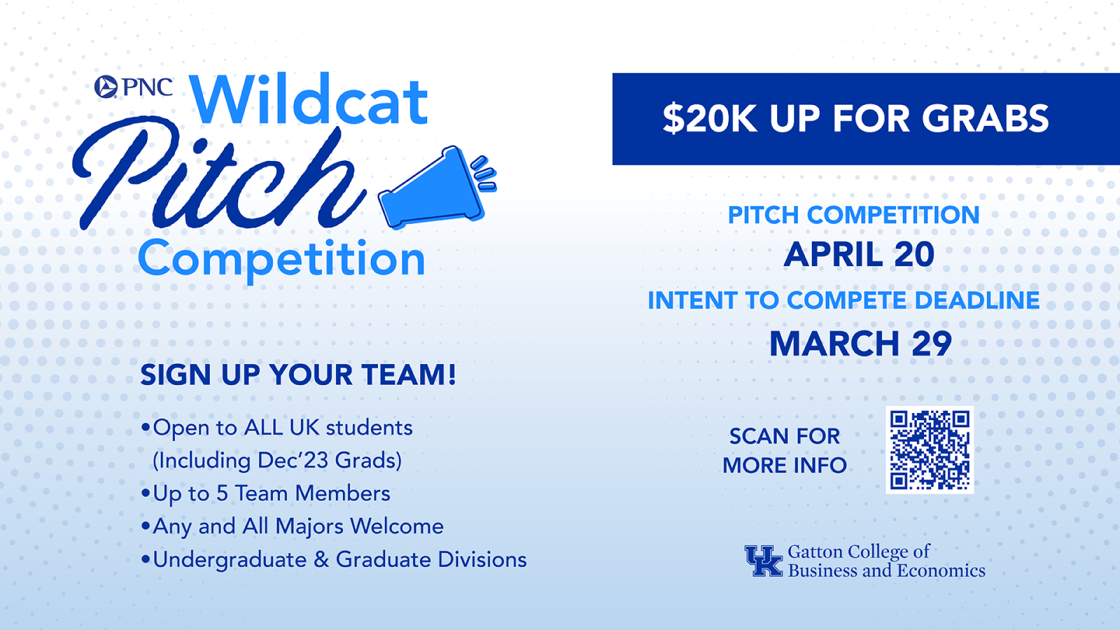 PNC Wildcat Pitch Competition | Gatton College of Business and Economics